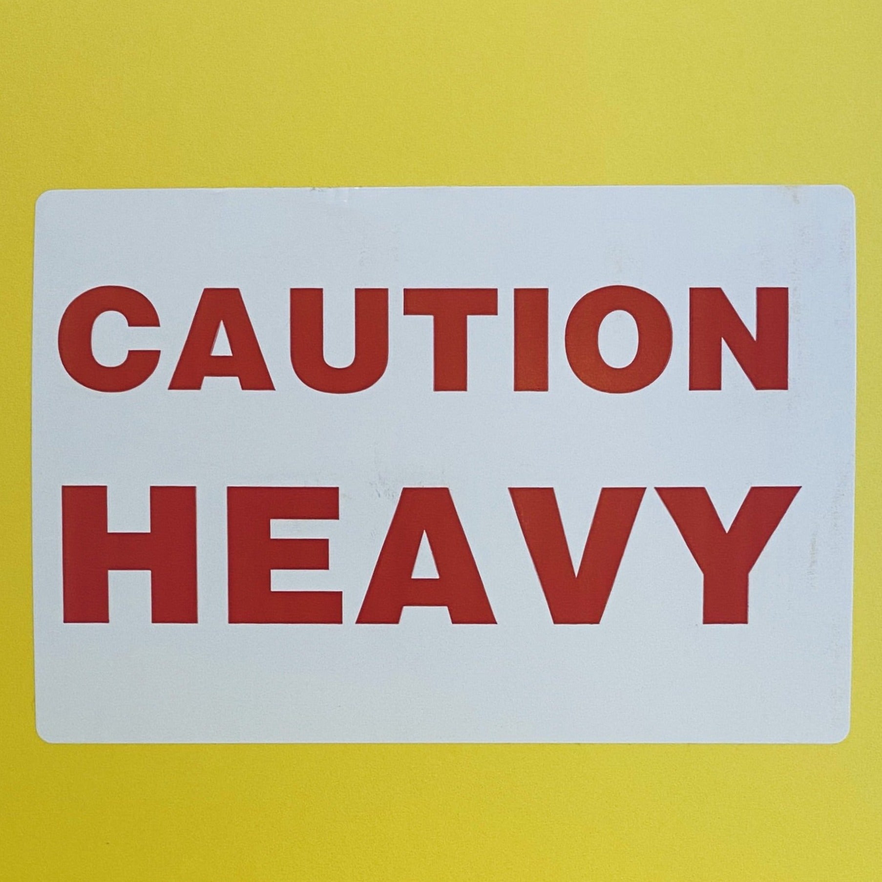 Caution Heavy Label – Kingsley Labels